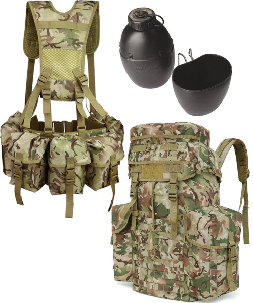 Cadet MOD Webbing & Pack set