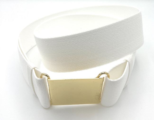 White parade belts Corelene